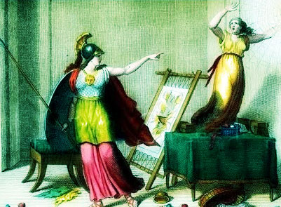 Arachne And Athena Greek Myth Arachne The Story Of The Spider And