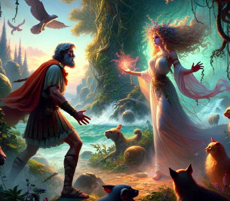 Odysseus In the island of Circe