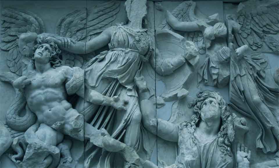 The Battle of the Giants in Greek Mythology