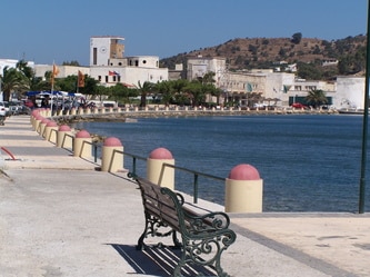 Lakki Leros the main port of the island