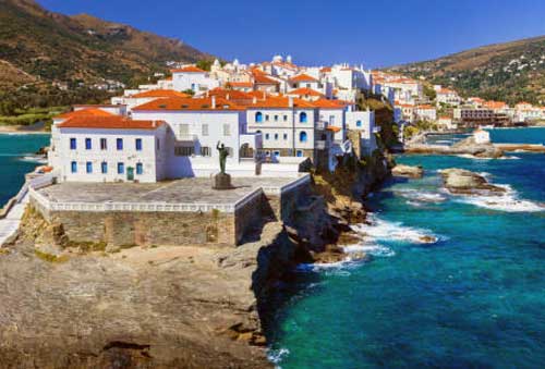 Andros island Greece