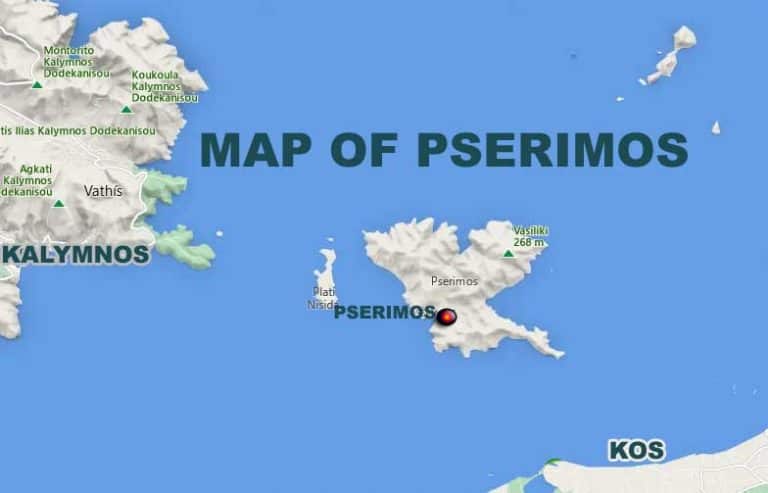 Pserimos, the small island between Kalymnos and Kos