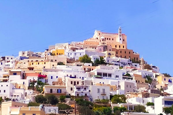 Syros island Greece, the capital of the Cyclades