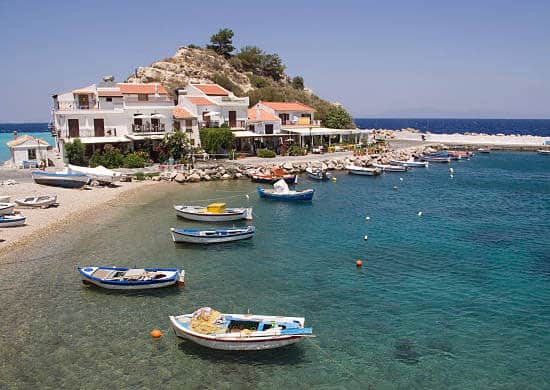 Towns and villages of Samos
