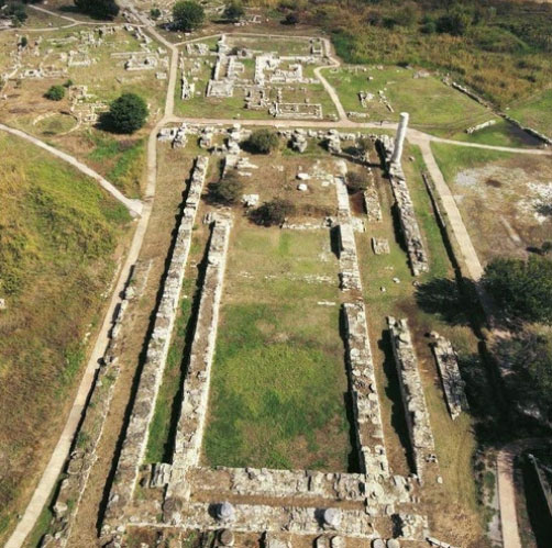 The temple of Hera in Samos