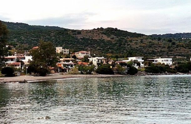 The village of Portes in Aegina