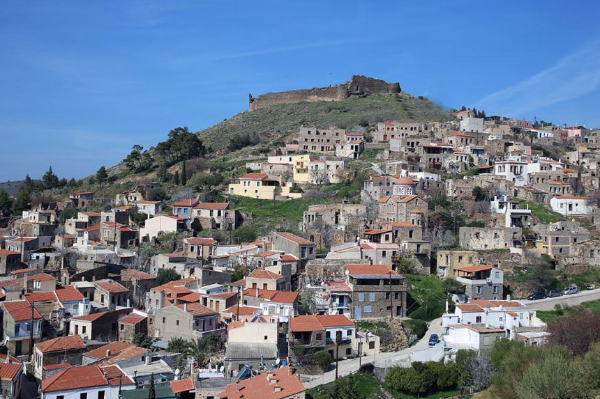 Volissos, a traditional hilltop village of Chios