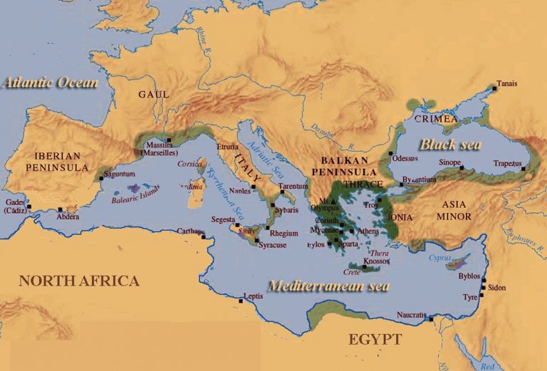 Detailed History of the Greek civilization and Greece