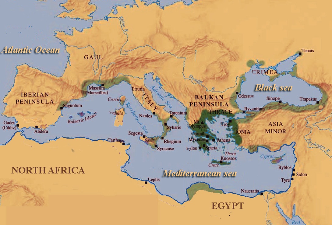 Detailed History of the Greek civilization and Greece