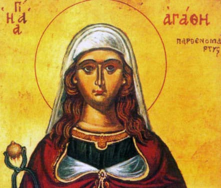 Saint Agatha, Greek Orthodox Saint