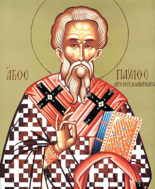 Saint Paul Biography, Greek Orthodox Saints