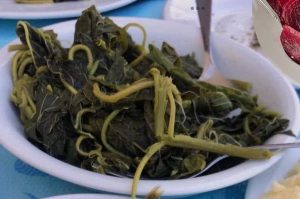 Marides with Horta best summer food in Greece