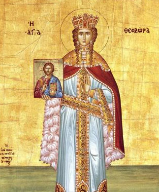 Saint Theodora the Empress : Greek Orthodox Saint