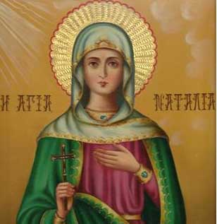 Saint Natalia, Life and Martyrdom