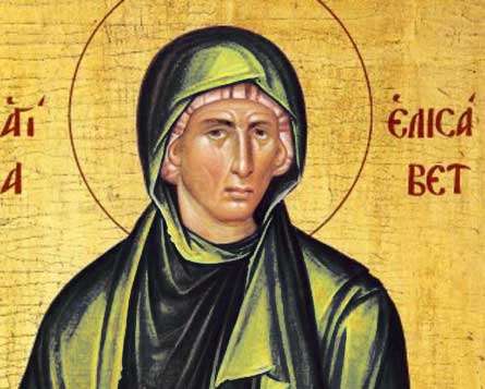 Saint Elizabeth, mother of John the Baptist
