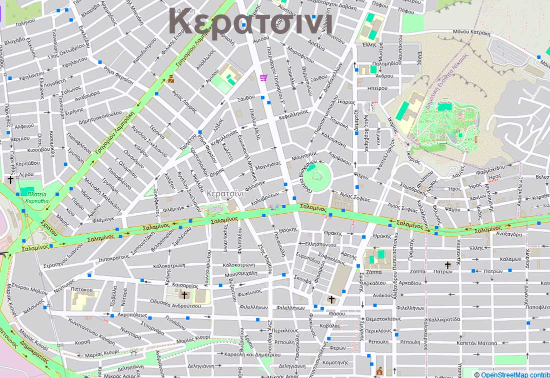 Κερατσίνη, Χάρτης Κερατσινίου