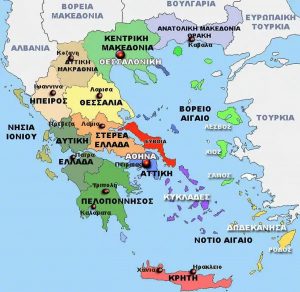 Χάρτης της Ελλάδας