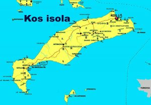 Kos Mappa Kos Cartina