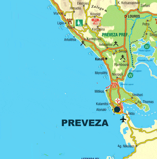 Preveza Mappa – Mappa Grecia