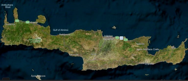 Maps of Crete