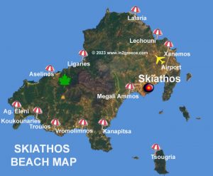 Map of Skiathos