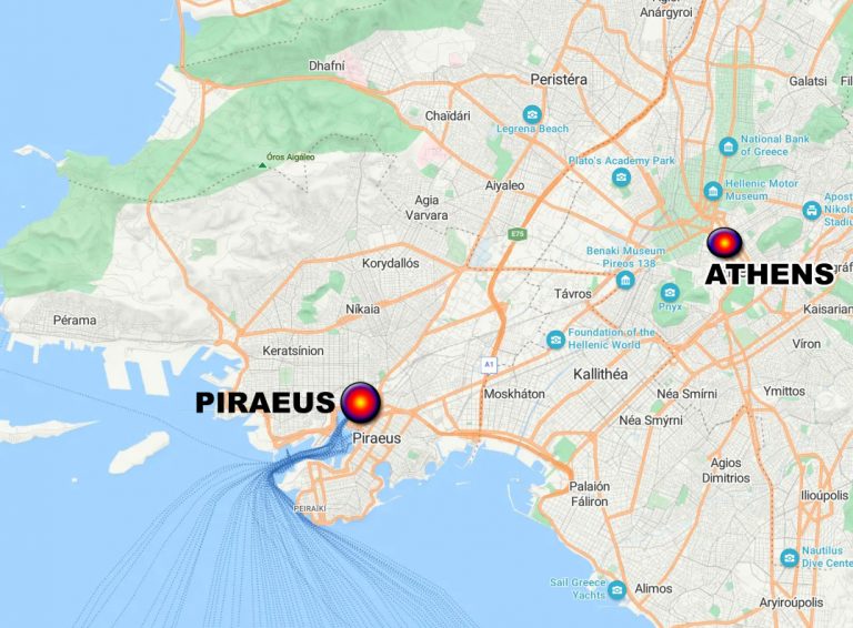 Piaeus, information about the main port of Greece