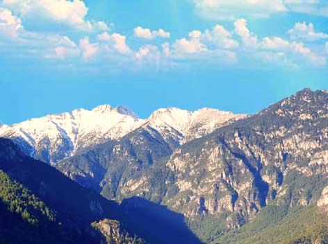 What are highest mountains of Greece